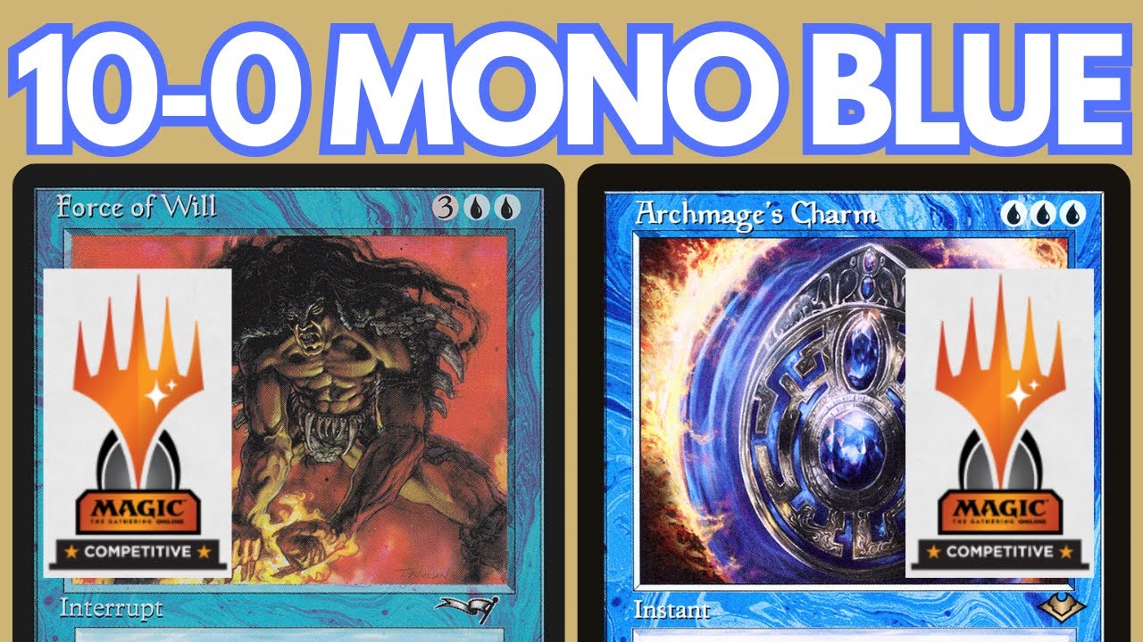 BACK TO BACK TROPHIES! $600 Legacy Mono Blue Control with NO RESERVE ...