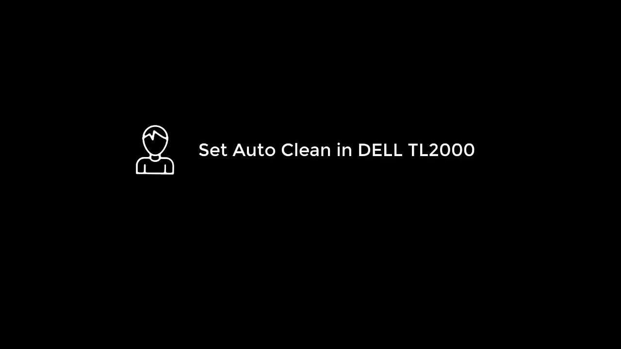 Set Auto Clean for TL2000/4000 - YouTube