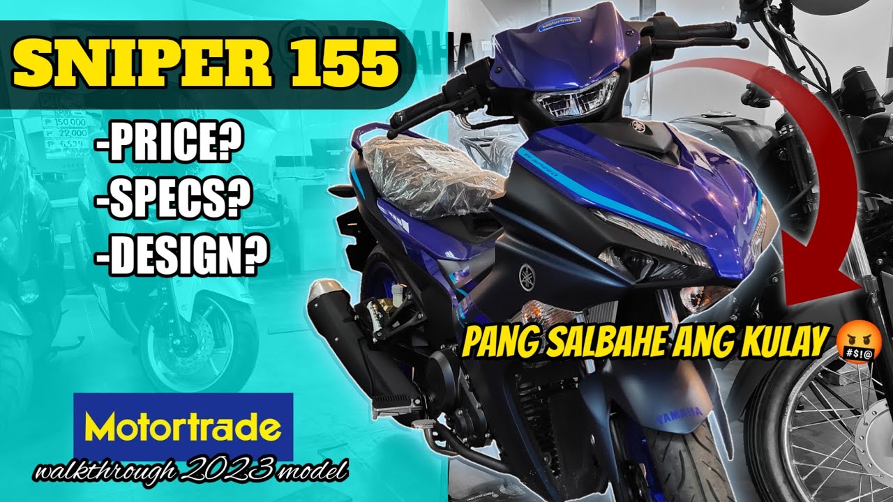 SNIPER 155 | Matte Blue | 2023 Model | Walkthrough - YouTube