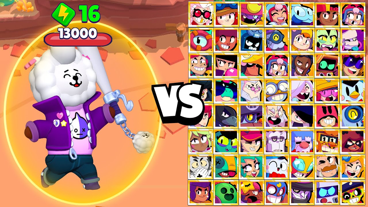 Boss Bibi VS All Brawlers | Brawl Stars Boss Fight - YouTube