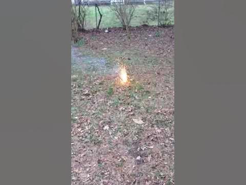 Homemade firework - YouTube