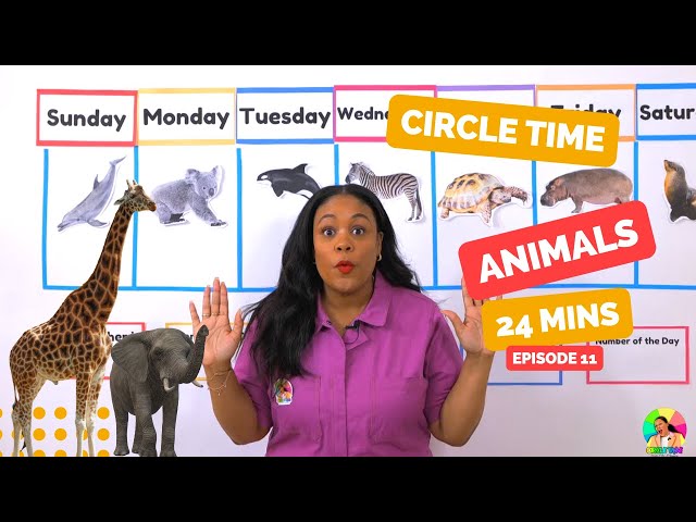 Zoo Animals - Circle Time with Ms. Monica - Songs for Kids - Preschool ...