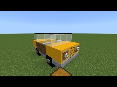 How To Build A Car In Minecraft 1.19+ Java/Bedrock - YouTube