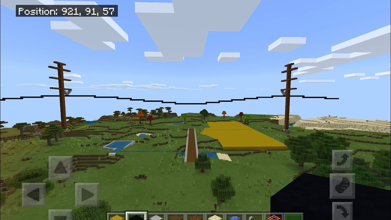 OnGoing Project Of Power Lines In Minecraft - YouTube