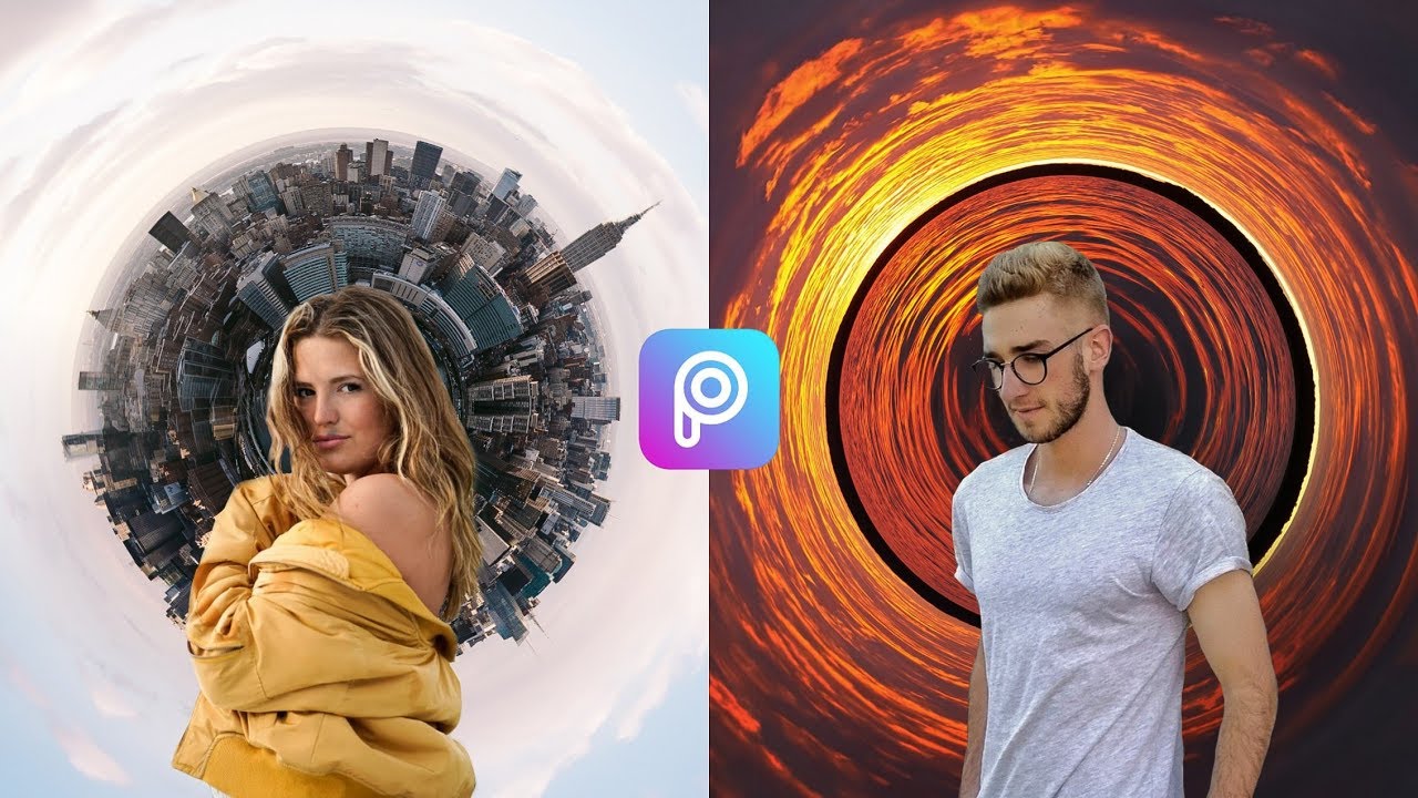 Tiny Planet Portrait Effect | PicsArt Tutorial - YouTube