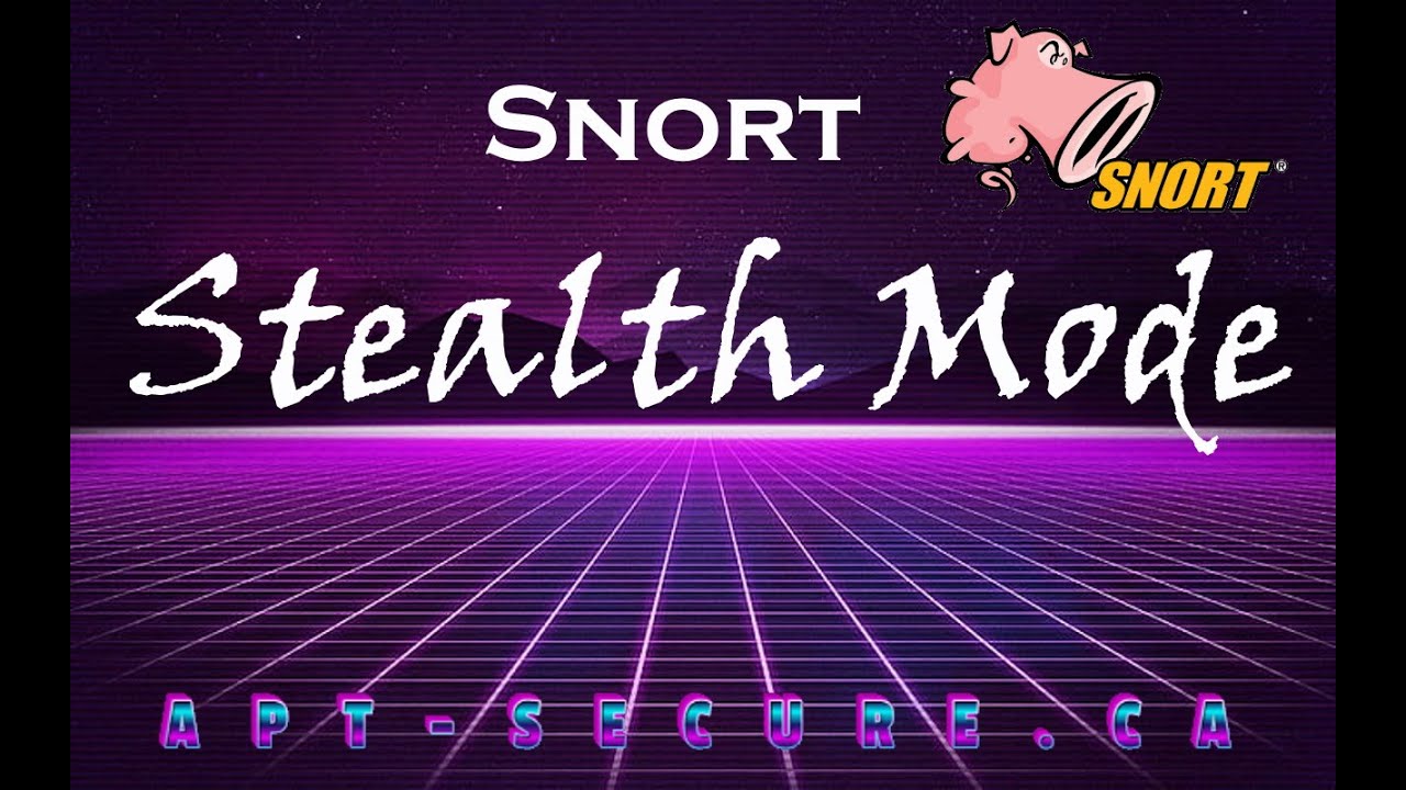 How To Set up Snort in Stealth Mode - YouTube