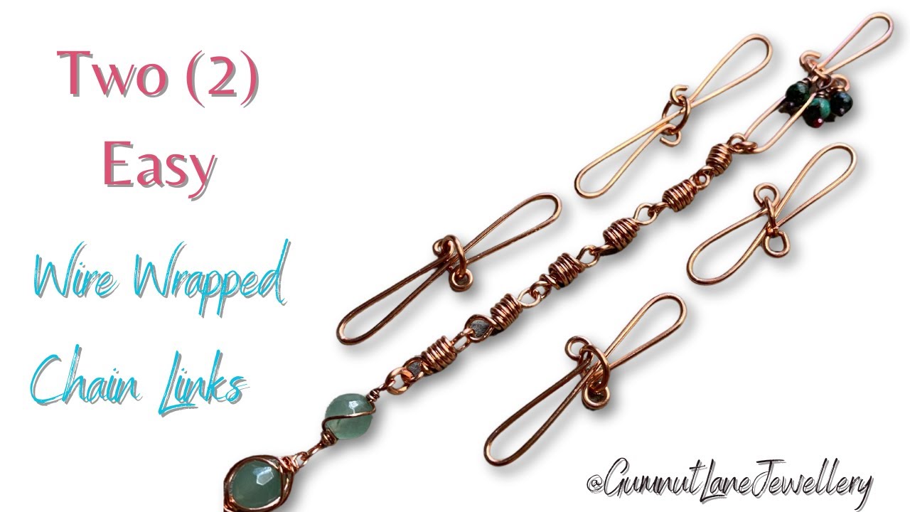 Two (2) Quick and Easy Chain Links For Jewellery - YouTube