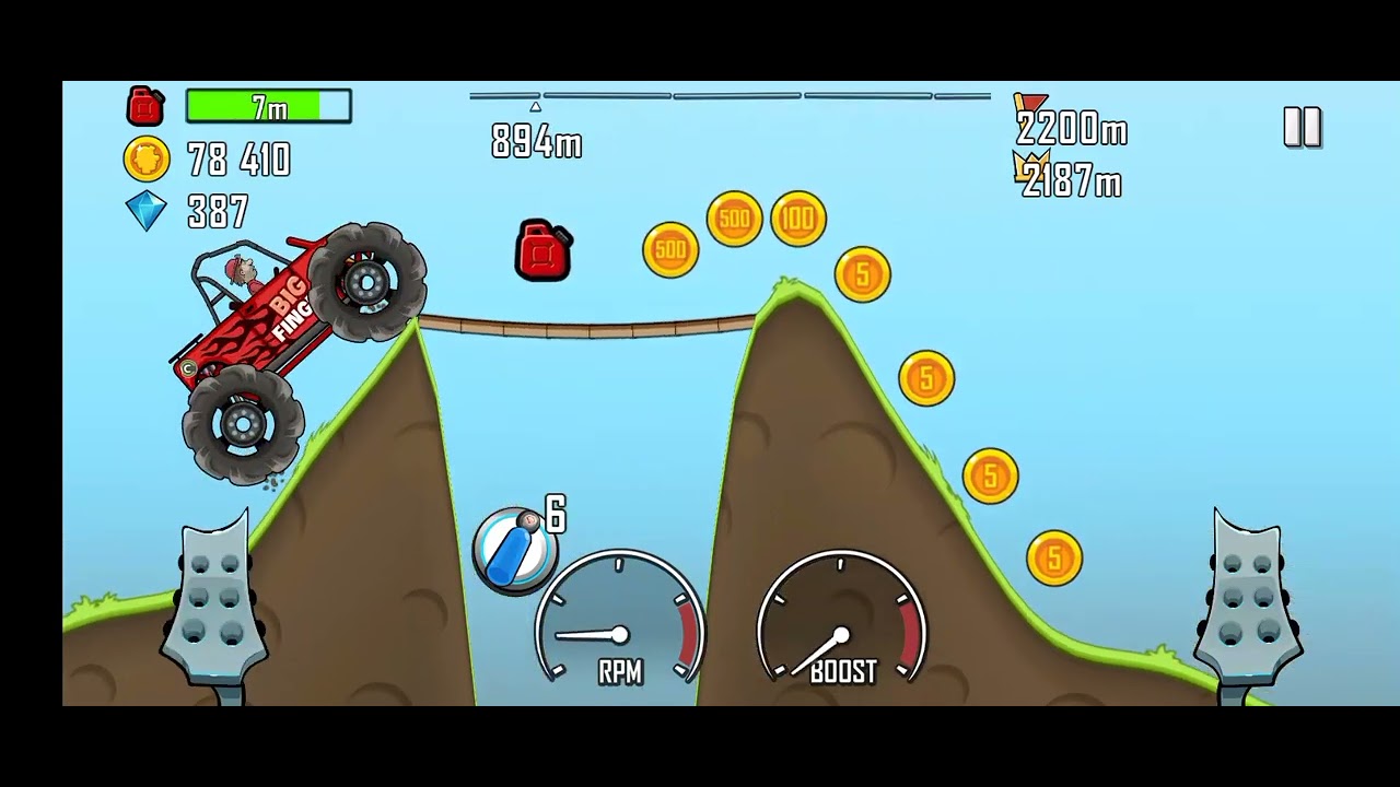 Hill Climb Racing | 264 | Daily Missions | Collect 20000 Coins - YouTube