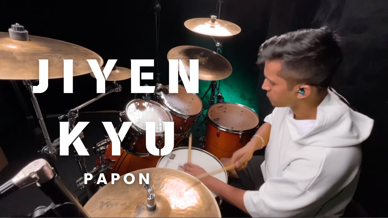 Jiyen Kyu | PAPON | Drum Cover | Studio Recording #jiyenkyun #papon # ...