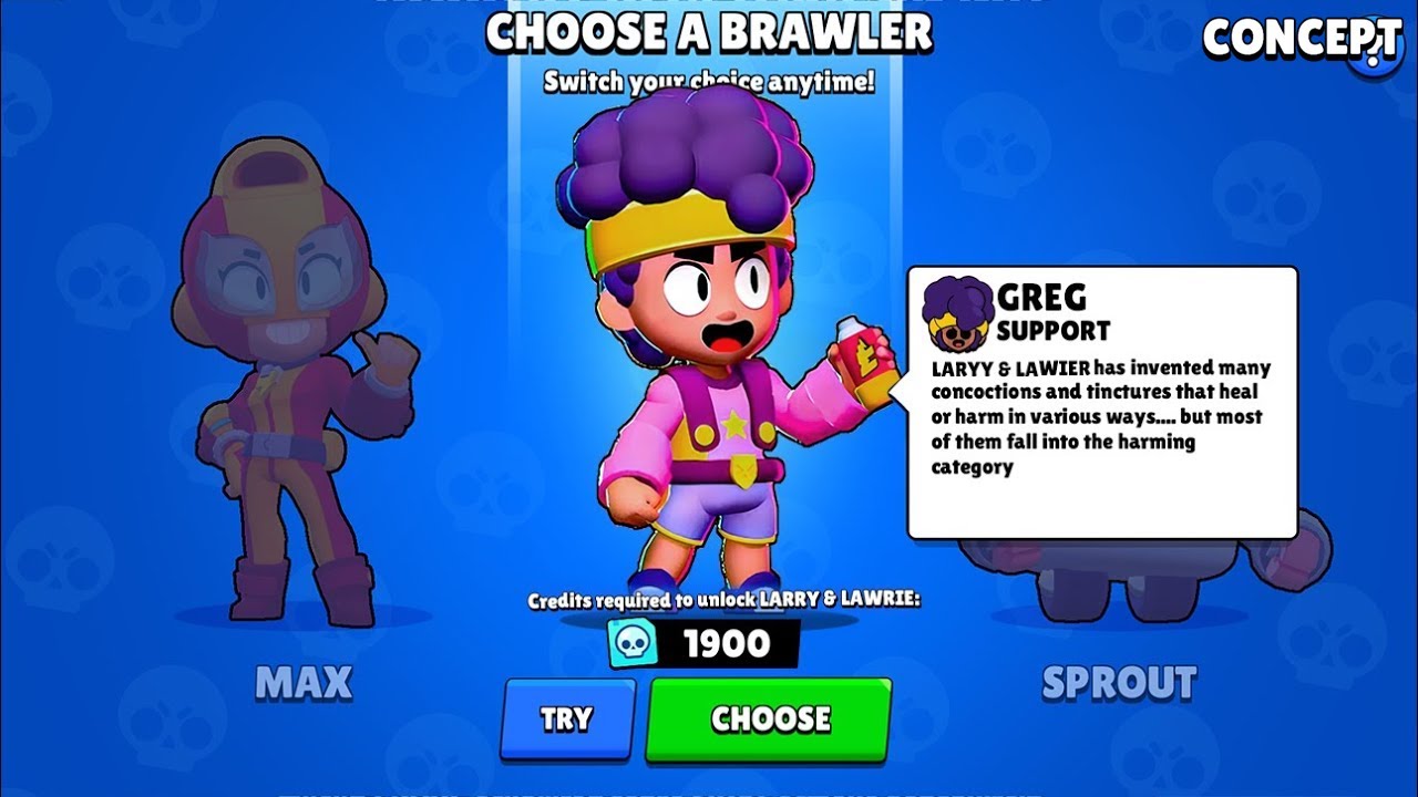 😍NEW BRAWLER GREG HERE!!!🎁|FREE GIFTS Brawl Stars/CONCEPT - YouTube