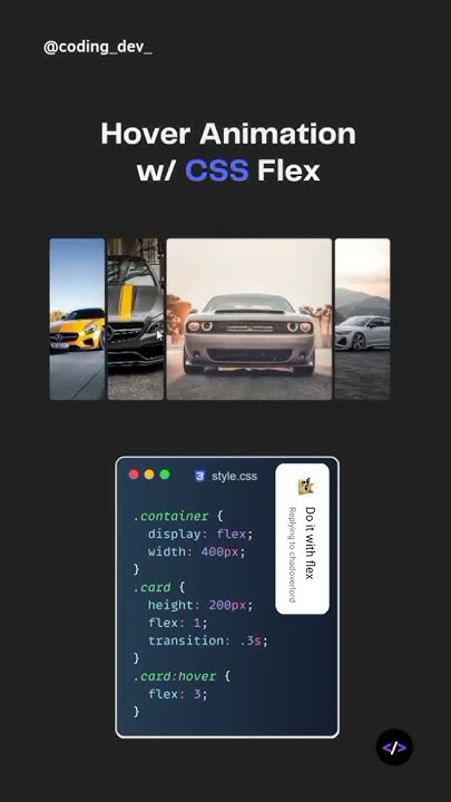 Hover Animation using CSS Flexbox 🔥 - YouTube