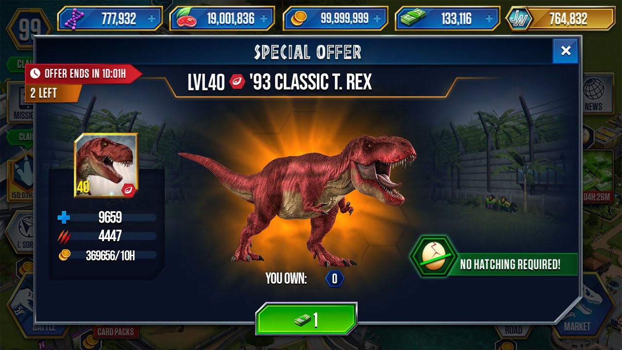 RED REXY RED HYBRID X in JURASSIC WORLD THE GAME SOON HERE?!!?!? - YouTube