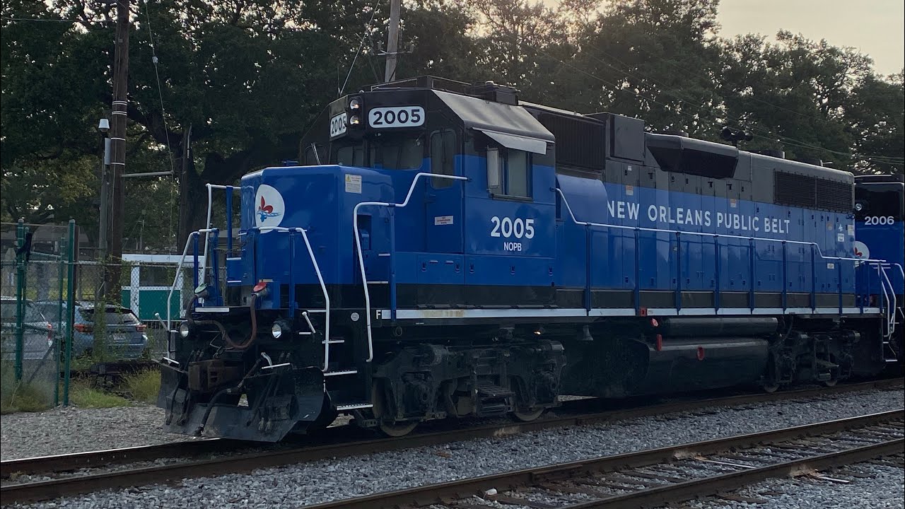 New Orleans Public Belt Railroad - YouTube