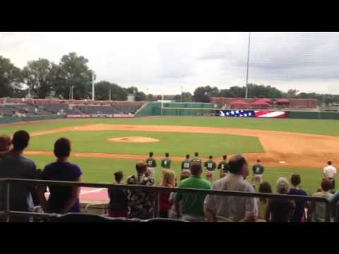 God Bless America- Bowling Green Hot Rods baseball game, Kentucky 7/21 ...