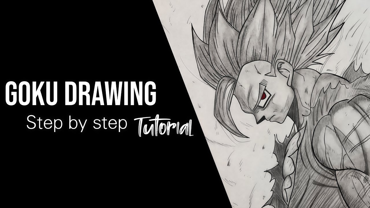 How To Draw Goku Step By Step || Drawing Tutotial || How to draw goku ...
