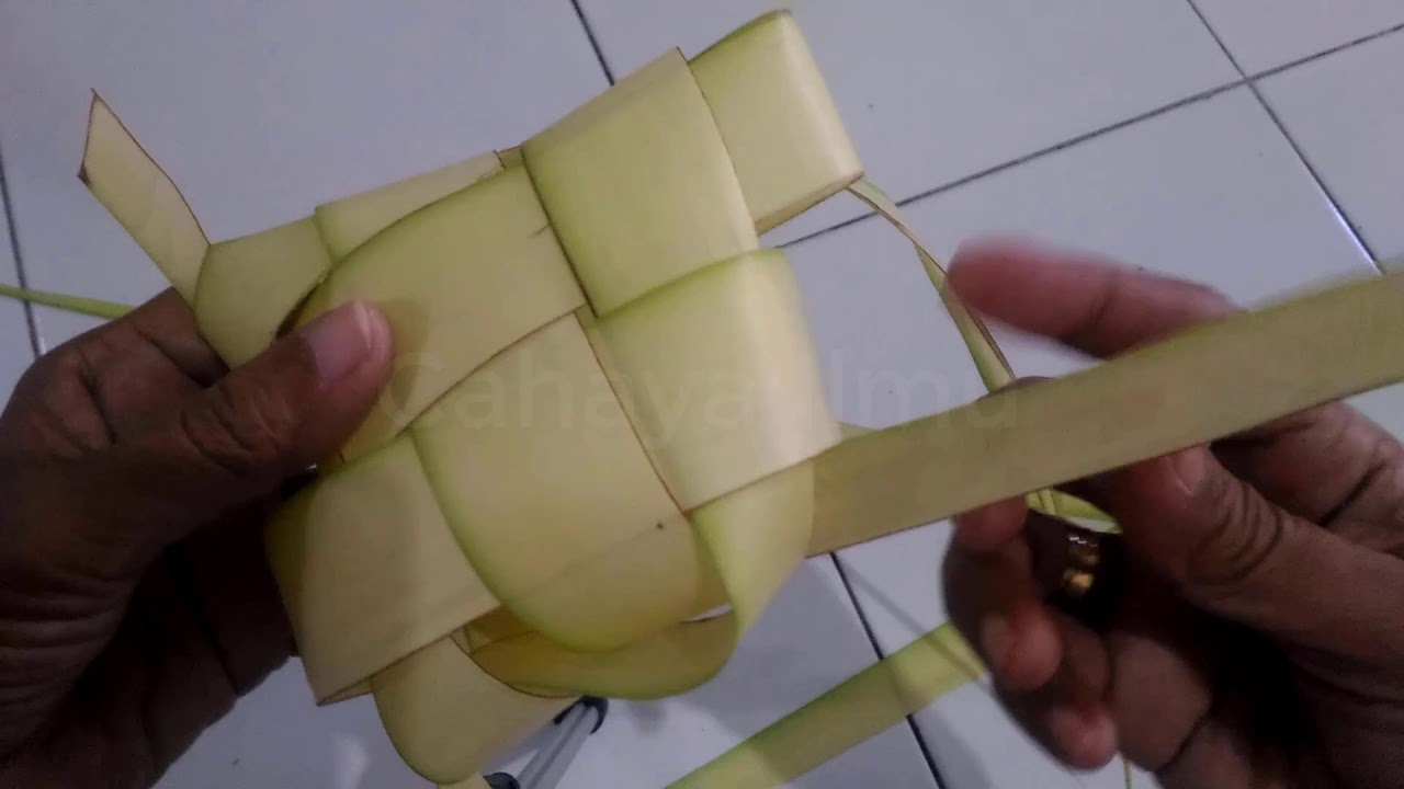 Cara Menganyam Ketupat Paling Mudah Youtube