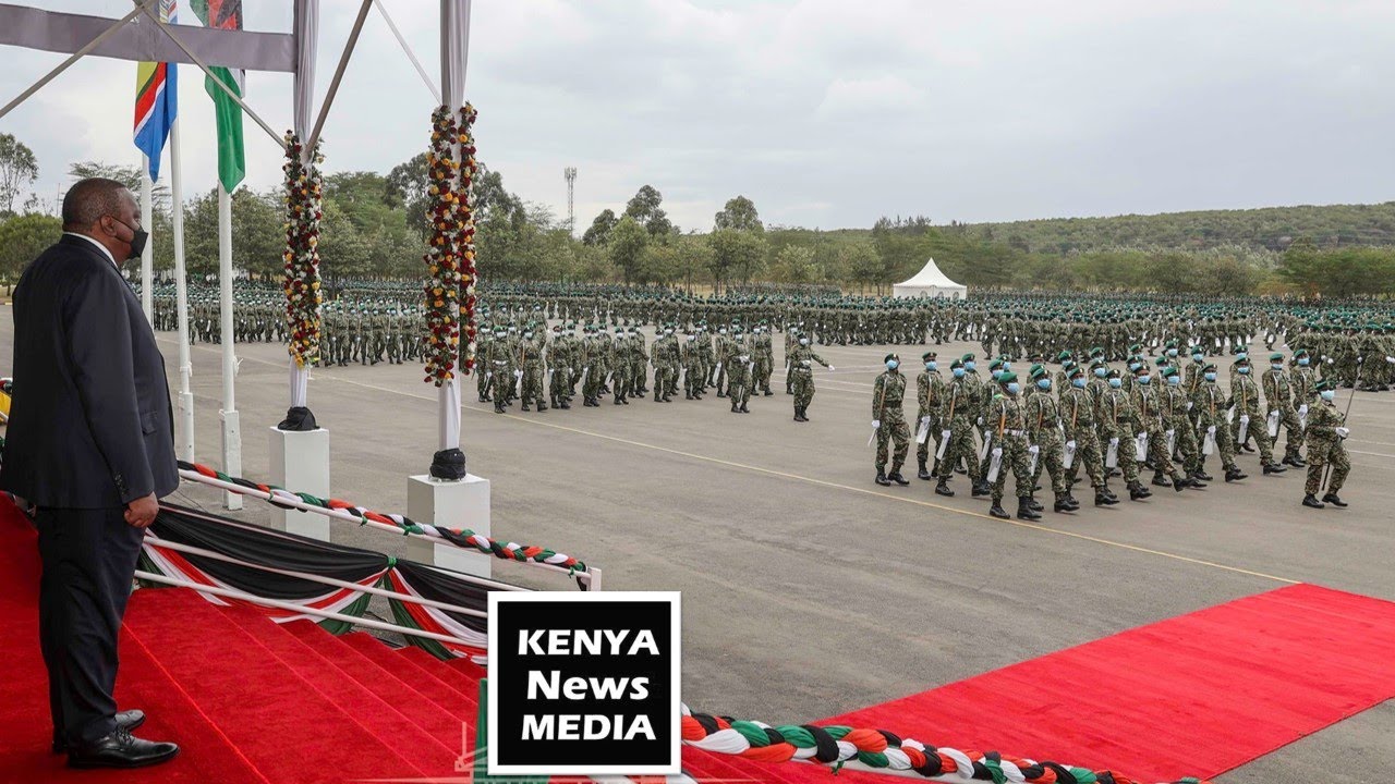 NYS PASS-OUT PARADE 2021 MARCH PAST PRESIDENT UHURU KENYATTA IN GILGIL ...
