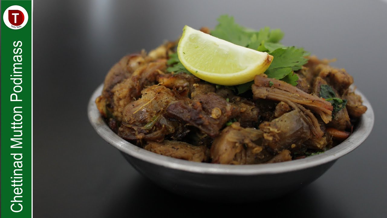 Chettinad Mutton Podimas | How to cook mutton podimas? - YouTube
