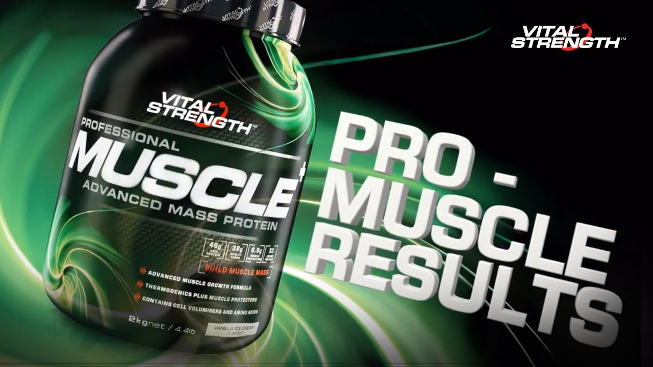Vitalstrength Sports Nutrition- Pro- Muscle Advanced Mass Protein ...