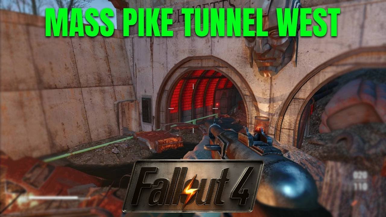 MASS PIKE TUNNEL WEST | Fallout 4 | Part 32 - YouTube