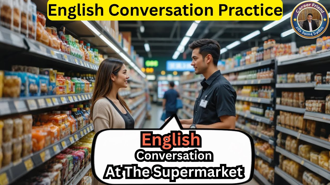 English Conversation at the SUPERMARKET | Shopping In English - YouTube