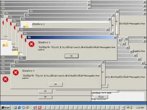 Windows 2000 Crazy Error (with app) - YouTube