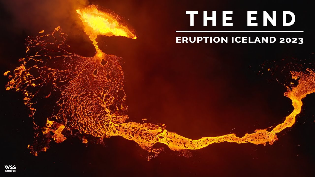 THE END... - Iceland Volcano Eruption 2023 🥺🌋 [4K] - Tobias ...