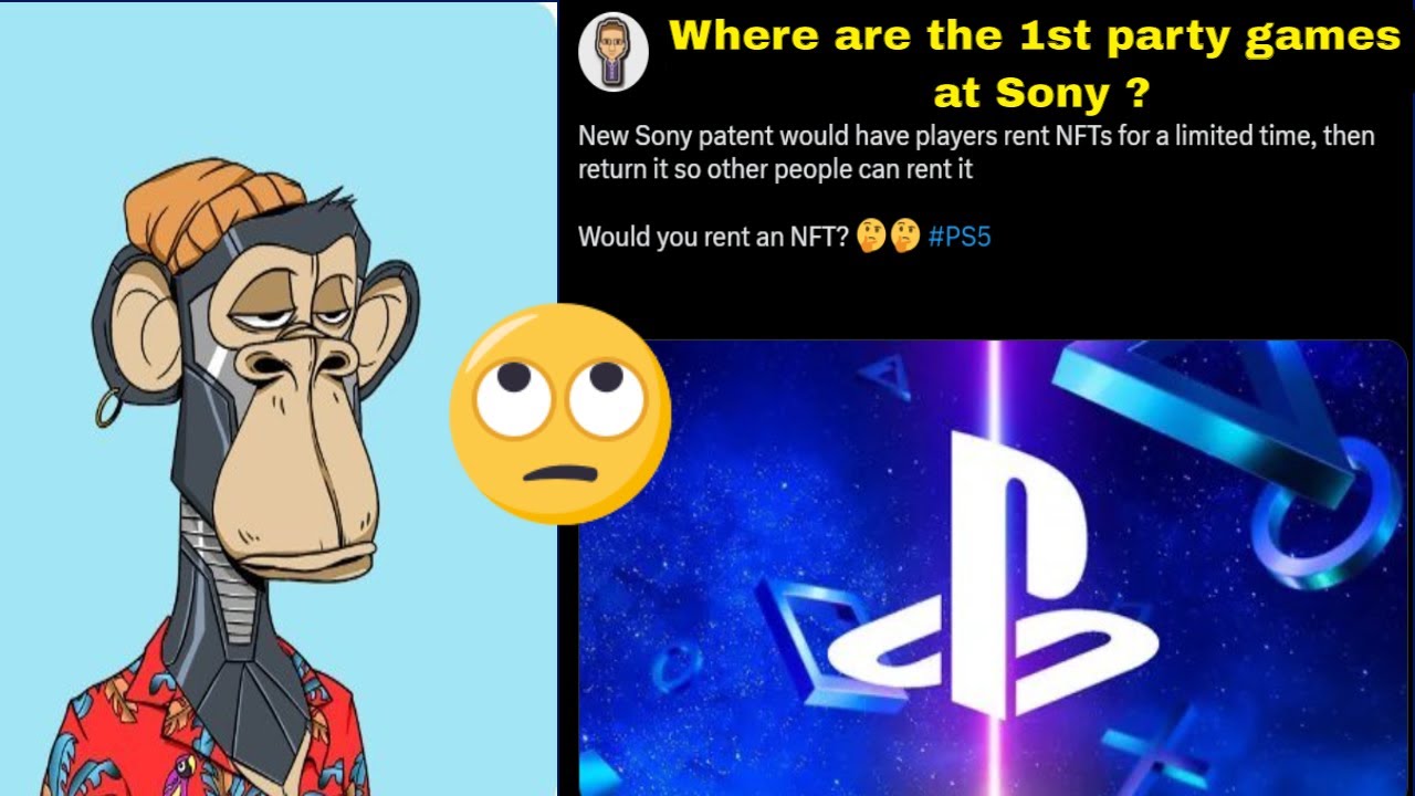 Sony has a new patent that allows PS5 players to rent NFT's now - YouTube