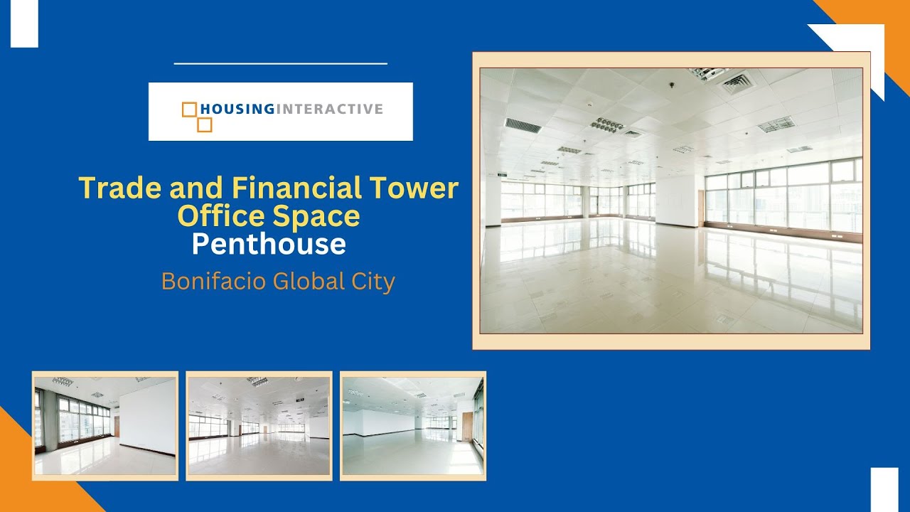Office Space Unit for rent at Trade and Financial Tower BGC - YouTube