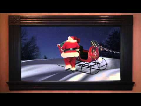 Santa Spy Cam :: Sleigh Landing - YouTube