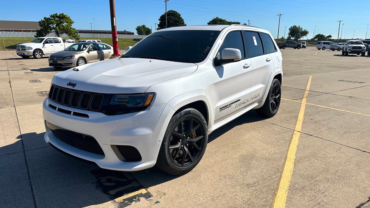 I Found an INSANE Deal on a Trackhawk at the Dealer Auction! - YouTube