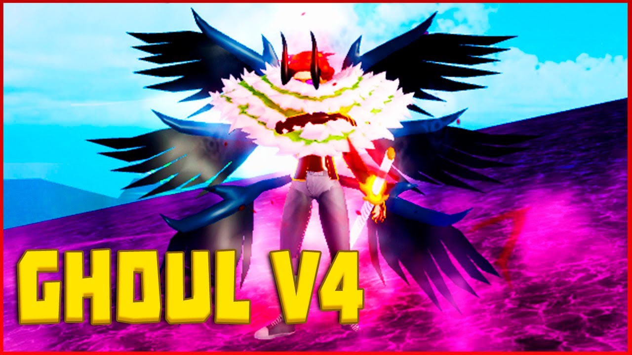 Despertei a raça GHOUL V4 no Blox Fruits do Roblox - YouTube