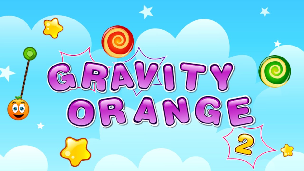Gravity Orange 2 - cut the rope, help orange pass level. - YouTube