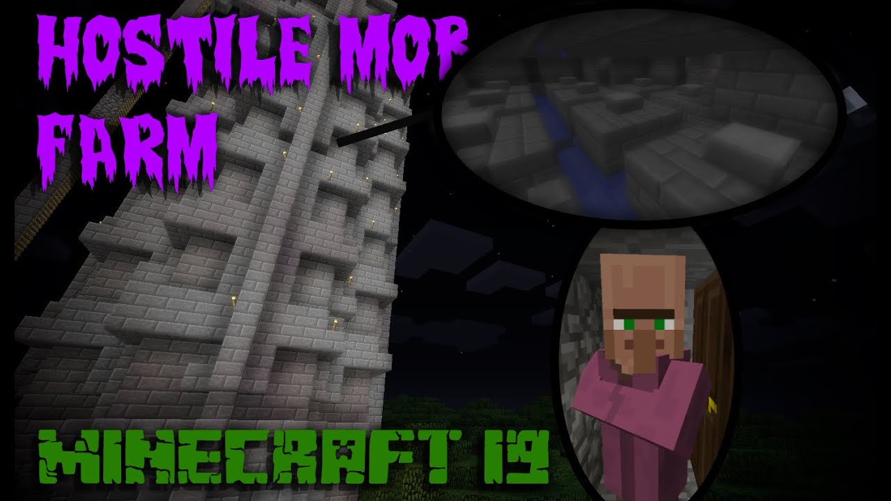 Hostile Mob Farm/Cleric! | Minecraft Vanilla 1.8 Survival Ep. 19 - YouTube