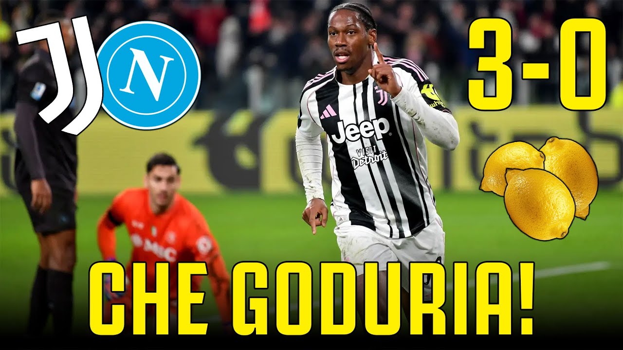 JUVENTUS - NAPOLI 3-0 TRE LIMONI E LEZIONE DI CALCIO A CONTE!💦 - YouTube