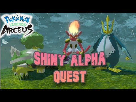 I Found The Best Shiny Alpha Starter Pokemon In Pokemon Legends Arceus ...