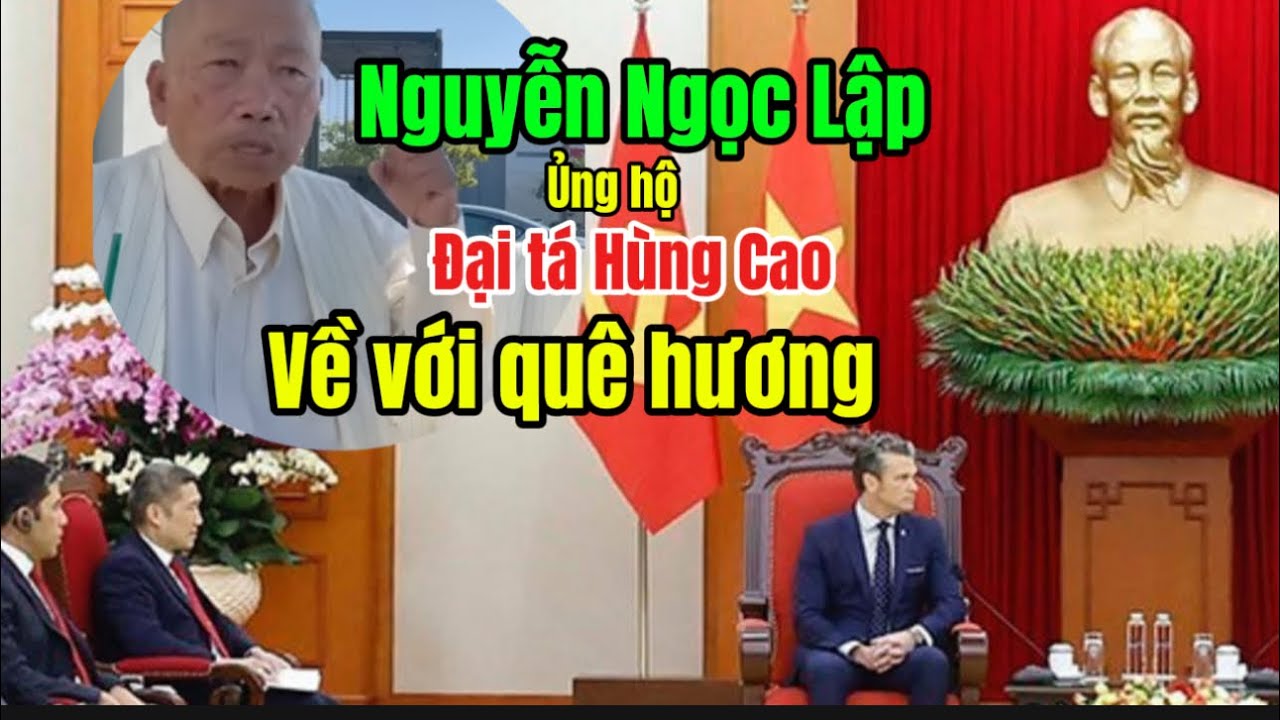 Cựu Thiếu Uý TQLC VNCH Nguyễn Ngọc Lập khen ngợi thứ trưởng Hải quân ...