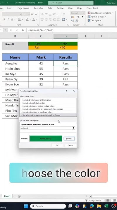 Make Your Data Pop with Conditional Formatting! #excel #data - YouTube