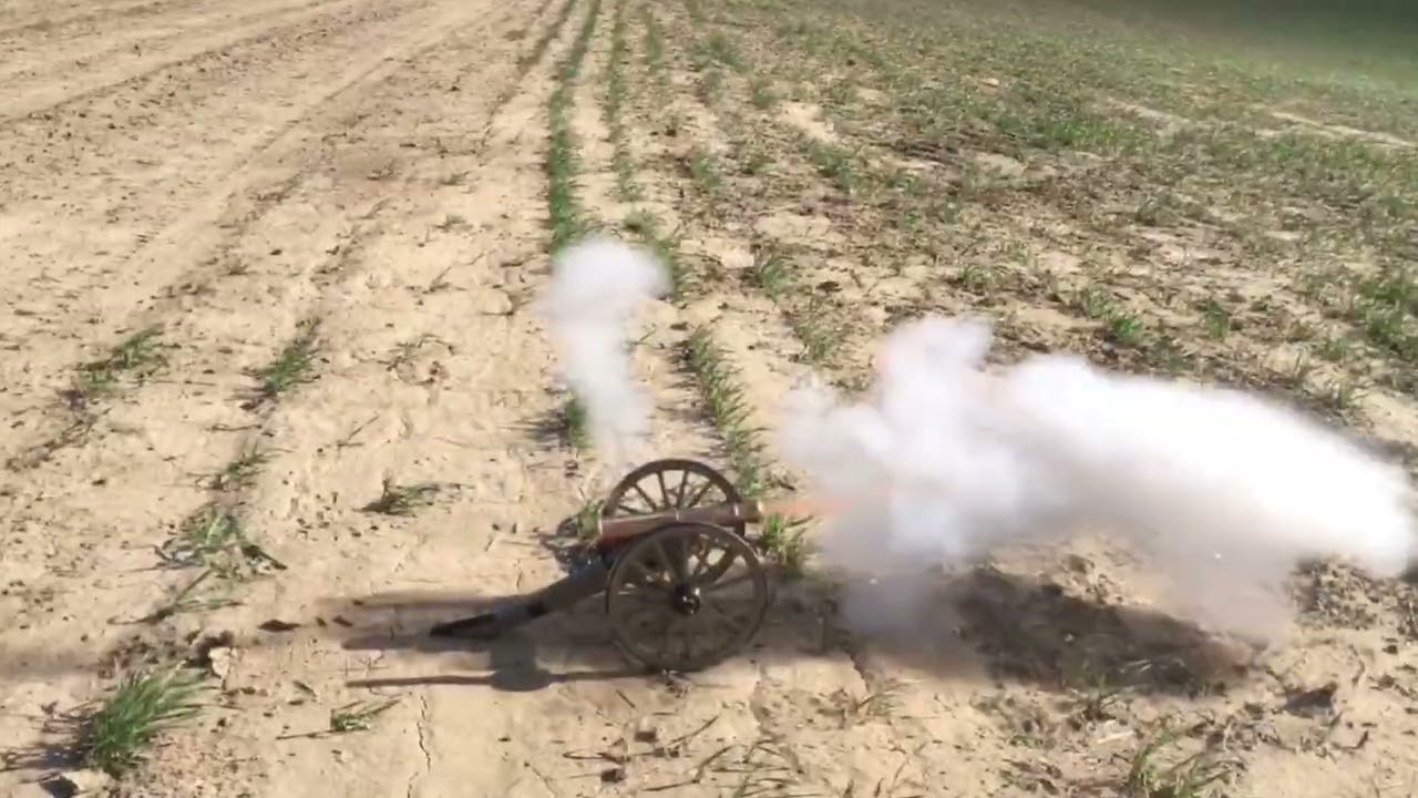 Mini Black Powder Cannons, Field Cannon , Garrison Cannon - YouTube