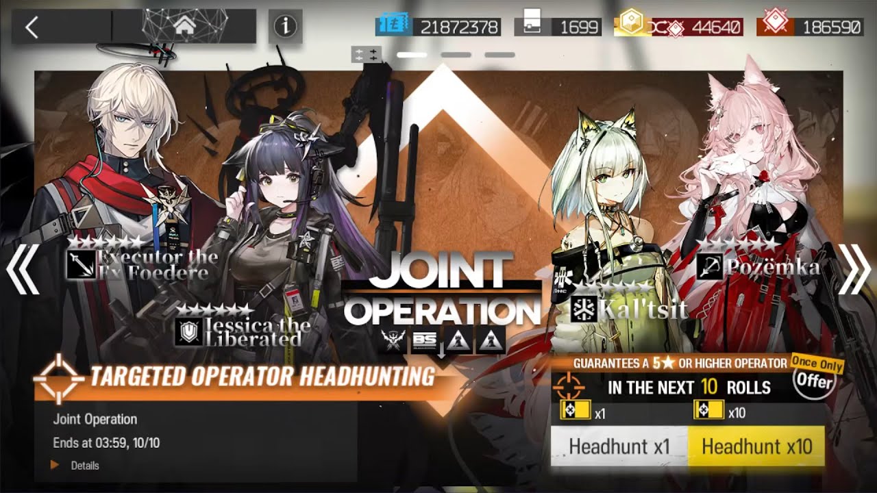 [Arknights] Rolling on the Joint Operation Banner (Executor Alter ...