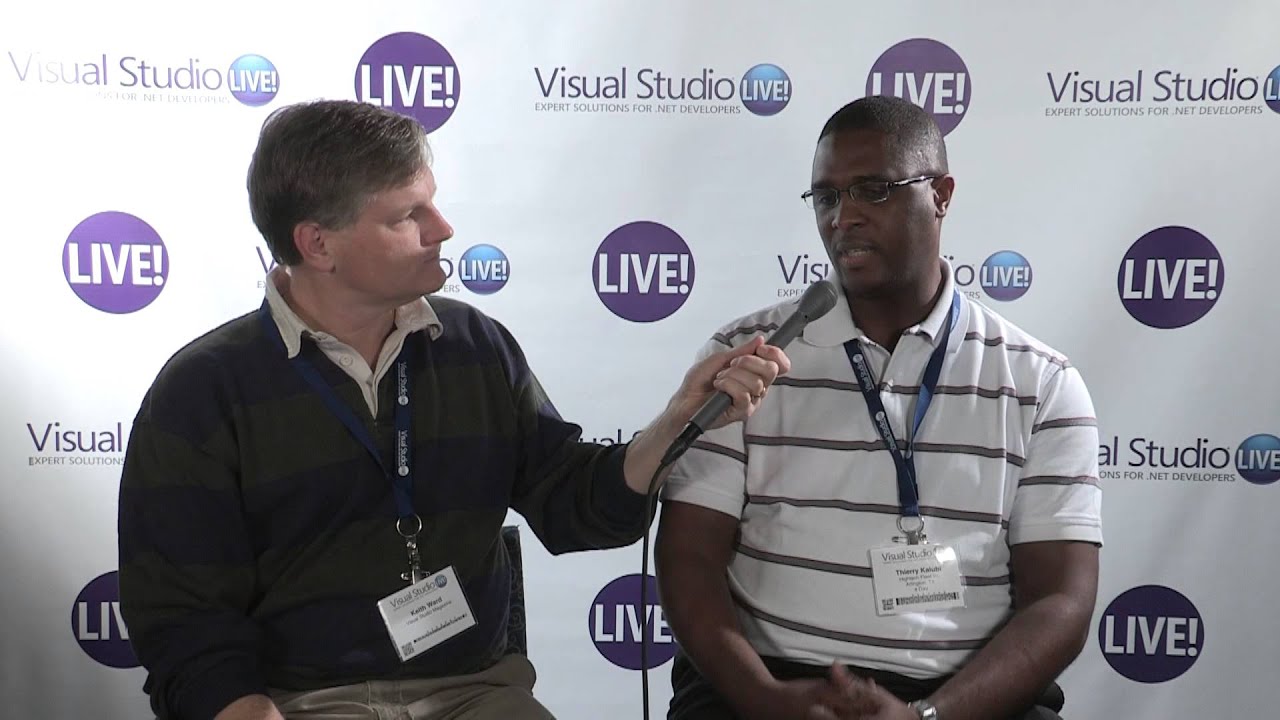 Visual Studio Live! Attendee Interview: Thierry Kalubi - YouTube