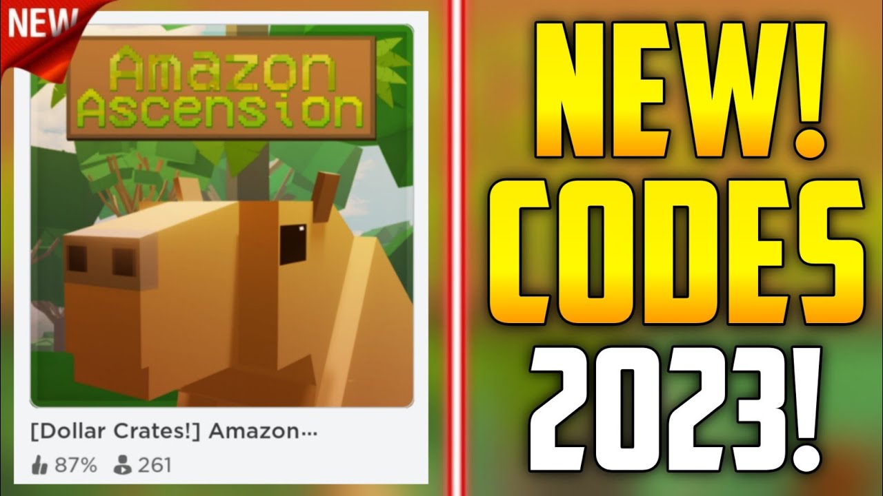 FUTURE CODES!! | *NEW* ROBLOX AMAZON ASCENSION CODES 2023! (DOLLAR ...