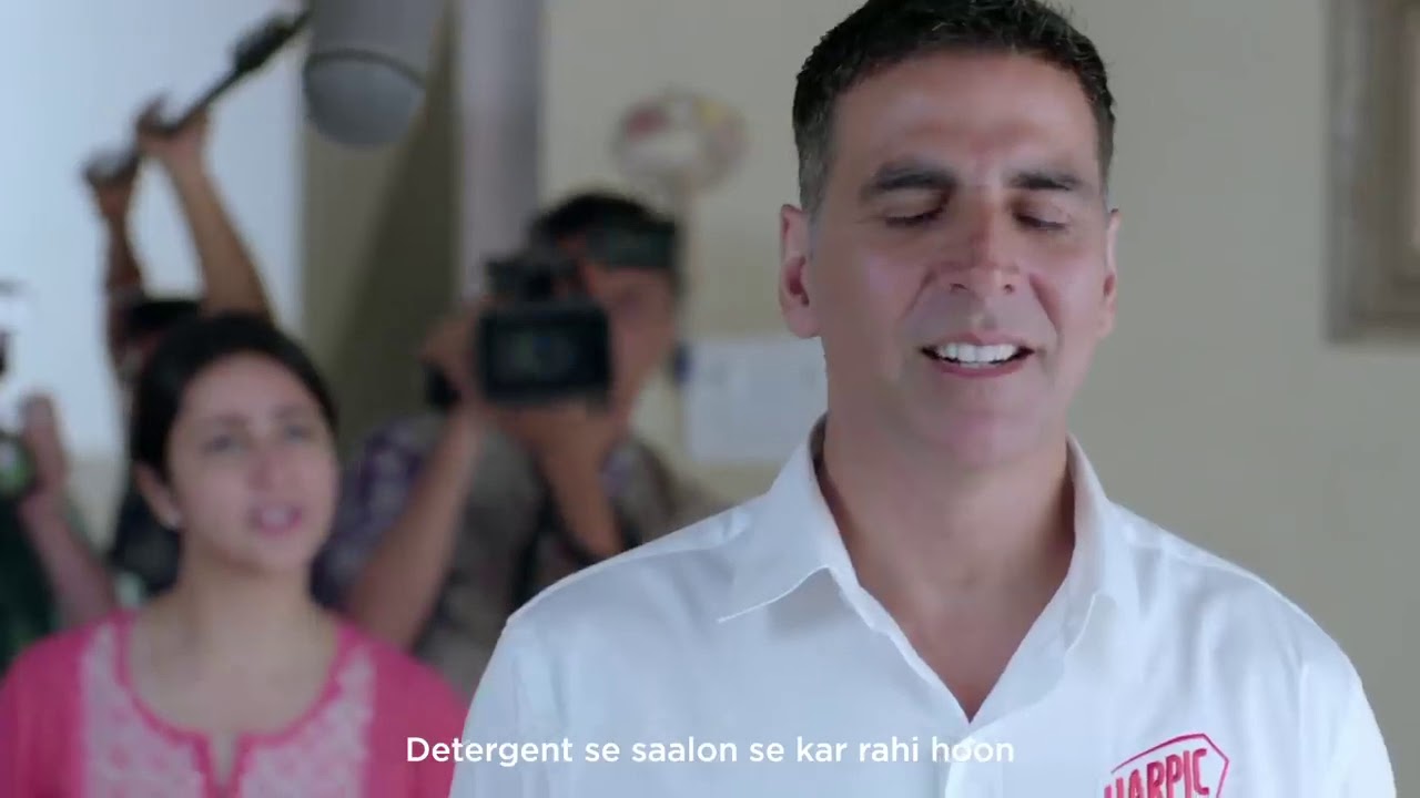 Akshay Kumar New Ad Film TV Commercial Harpic Mission Har Ghar Swachh ...
