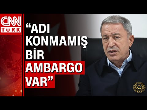 Milli Savunma Bakanı Akar Almanya'nın silah ihracatı tutumunu eleştirdi