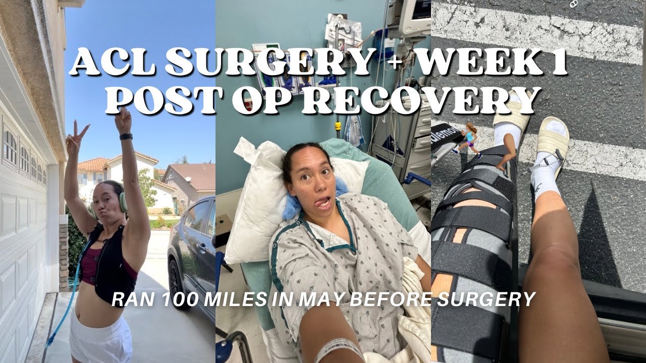 ACL SURGERY + WEEK 1 POST OP | HUGE LIFE UPDATE - YouTube