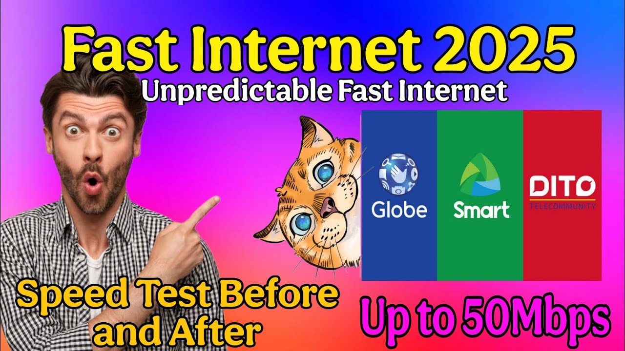 Unbelievable Fast Internet 2025 | For Globe, Smart & DITO | Up to 50 ...