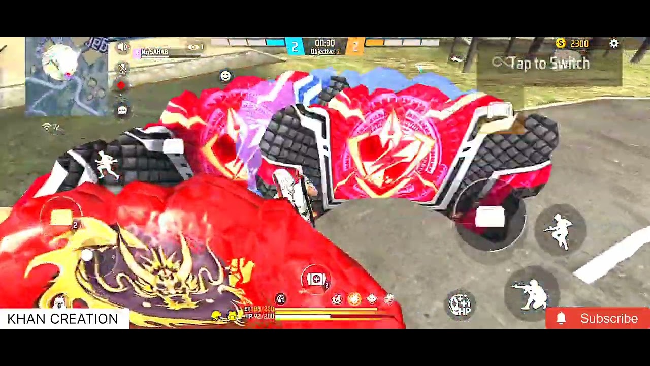 Custom room 1v1 || free fire custom room|| win or defeat||Khan Creation ...