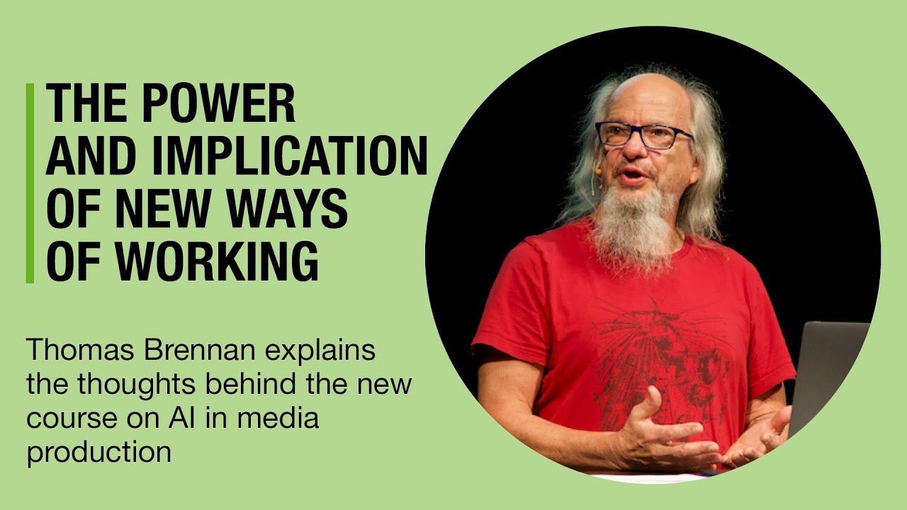 Thomas Brennan explains the course Introduction to AI in Media ...