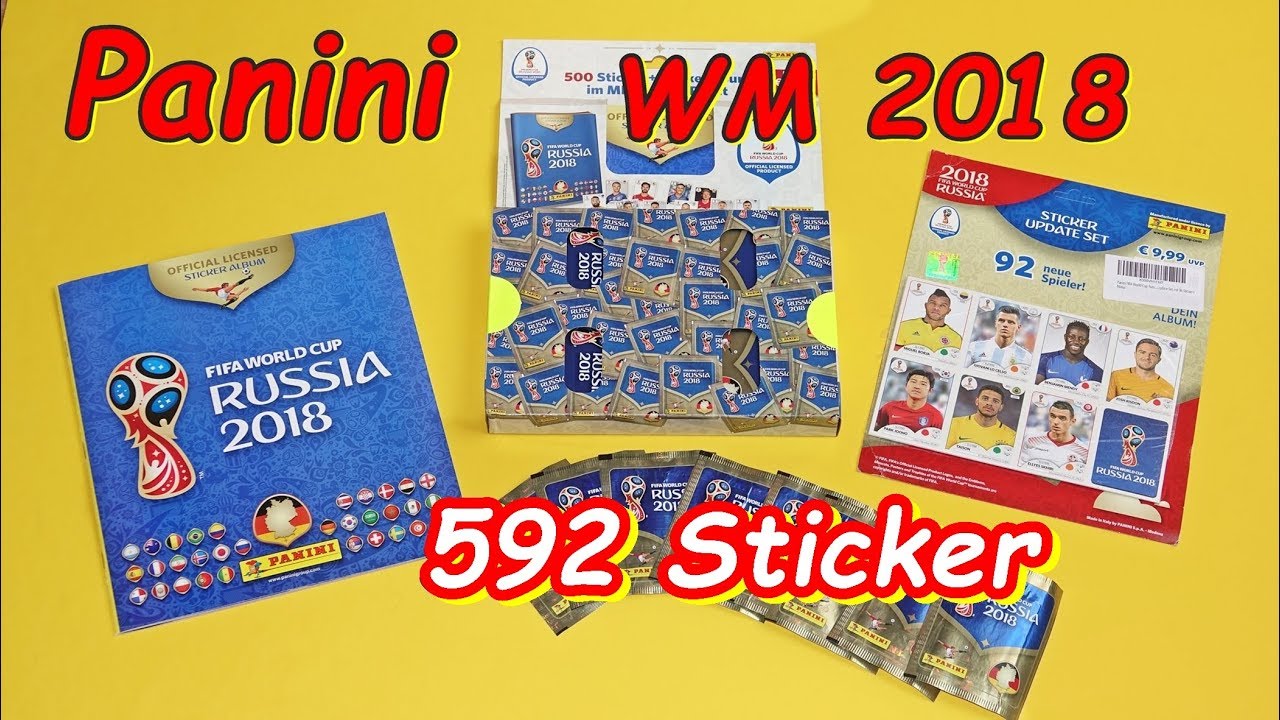 Panini Sticker Album FIFA World Cup 2018 Russia Update stickers ...