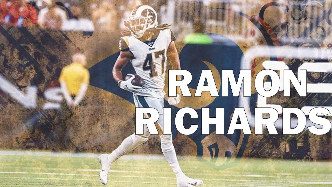 1st Career NFL INTERCEPTION ‼️ Ramon Richards Los Angeles Rams - YouTube